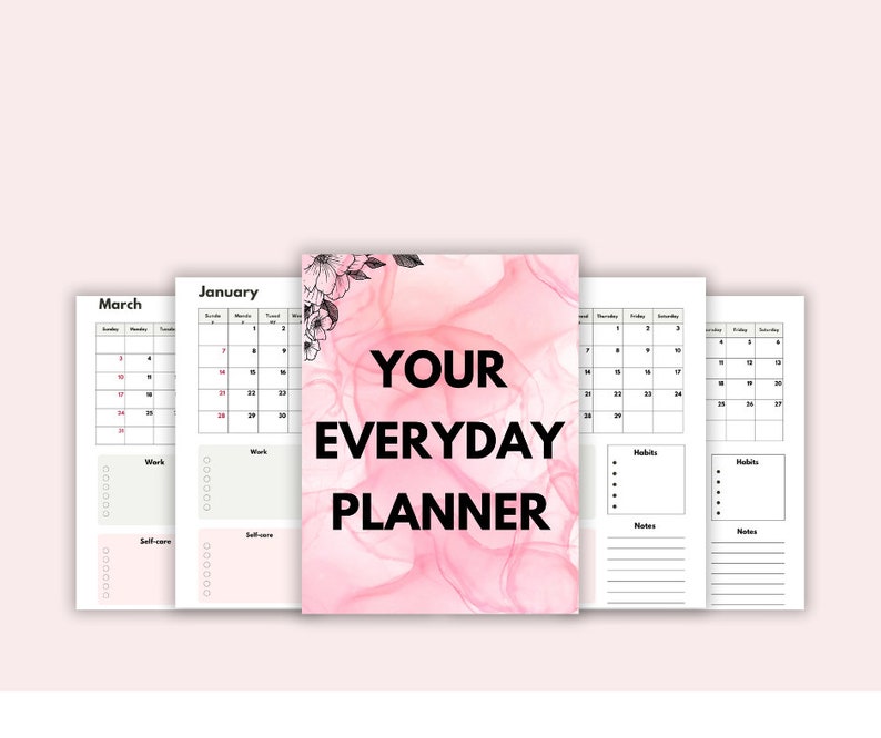 Digital Dayplanner, Daily Weekly Monthly, Mastermind Planner, Best ...