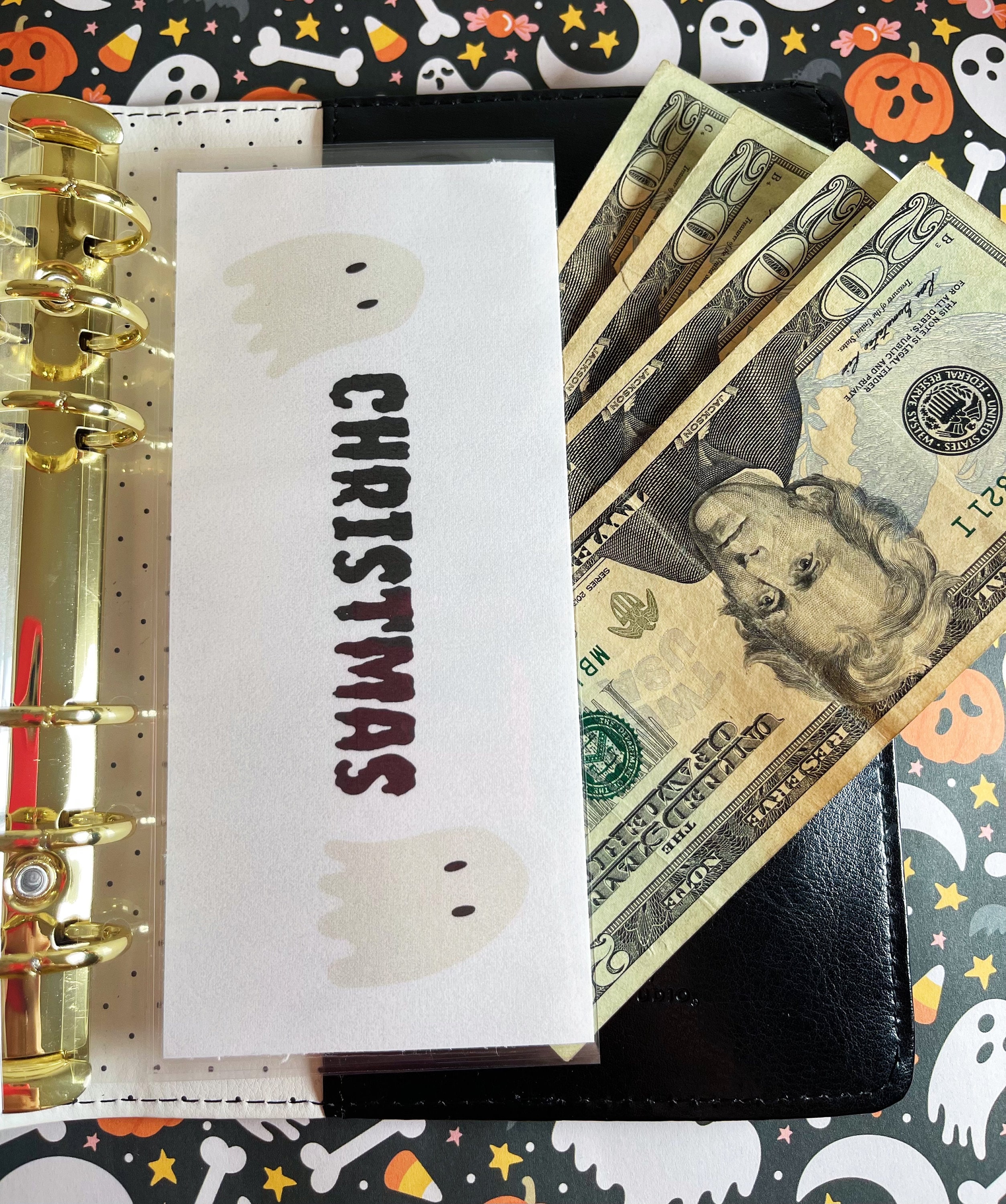 Custom Spooky Halloween Cash Envelopes A6 Envelope Budget Binder ...