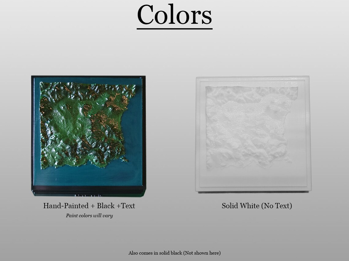 Dayz Chernarus 3D Printed Map - Etsy