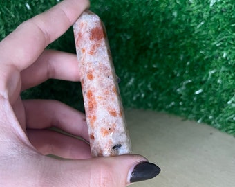 Sunstone Tower/sunstone Crystal Tower/polished Sunstone - Etsy
