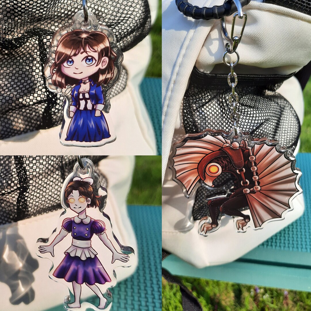 Bioshock Keychains Elizabeth, Songbird, Little Sister - Etsy