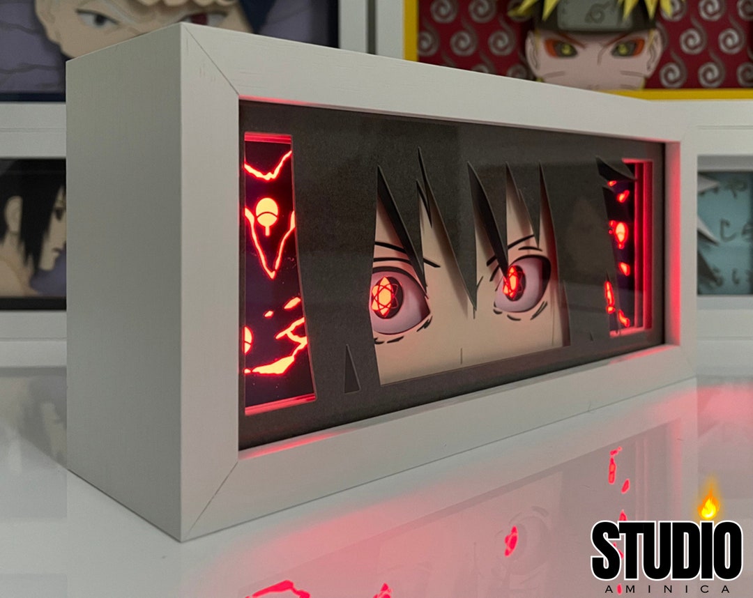 Handmade Anime Light Box, Anime Night Light RGB Remote, Anime Lamp ...