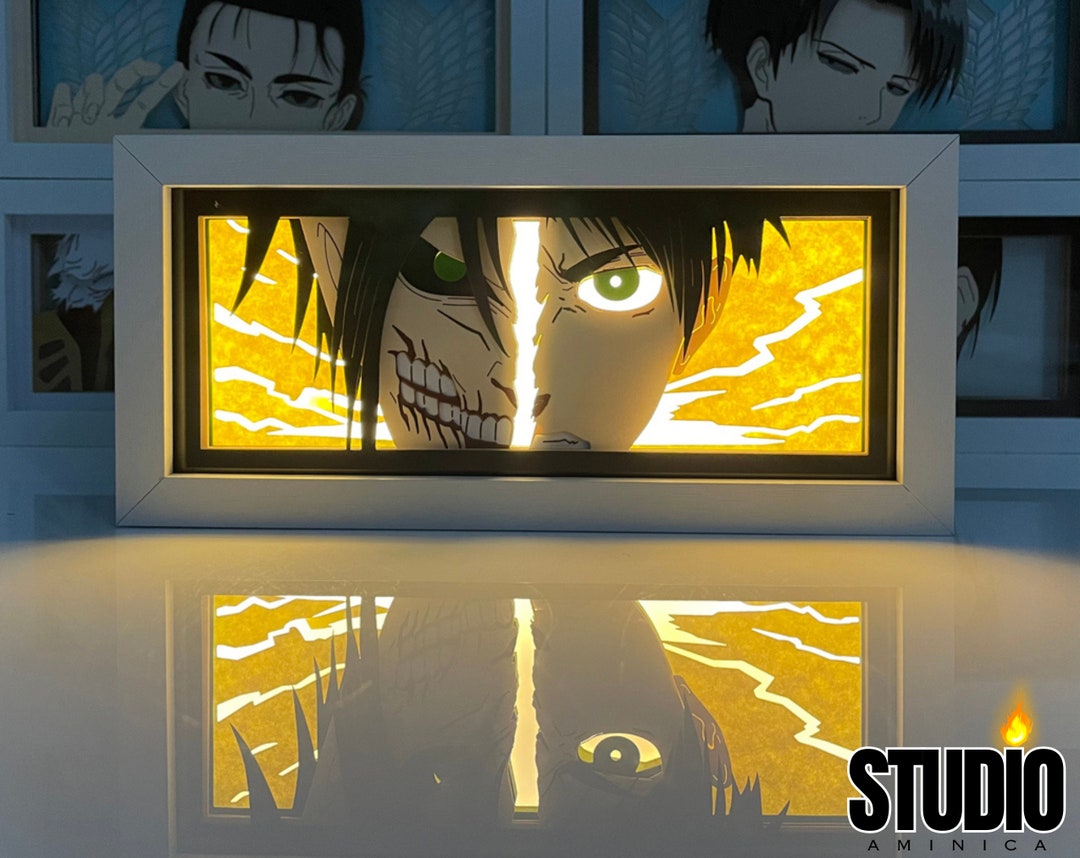 Handmade Anime Light Box, Anime Night Light RGB Remote, Anime Lamp ...
