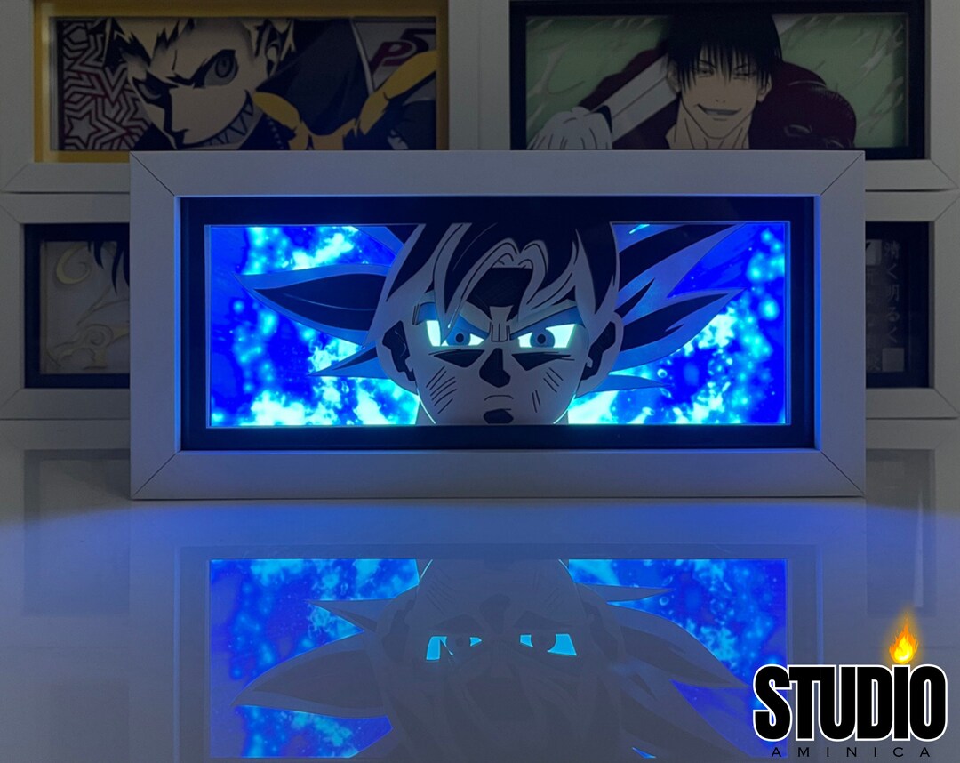 Handmade Anime Light Box, Anime Night Light RGB Remote, Anime Lamp ...
