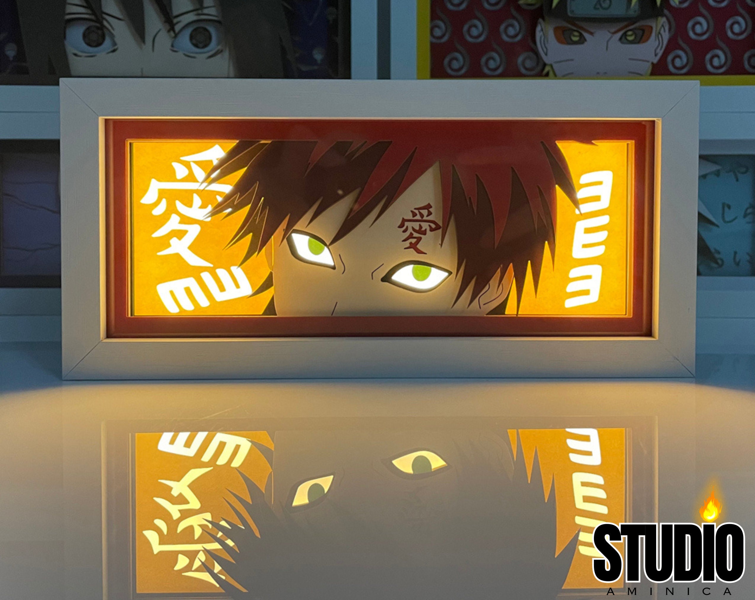 Handmade Anime Light Box, Anime Night Light RGB Remote, Anime Lamp ...