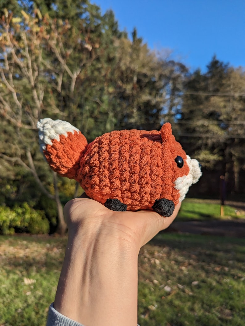 Fergus the Fox No-sew Crochet PATTERN - Etsy