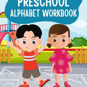 Fun and Colorful Preschool Alphabet Workbook - Etsy