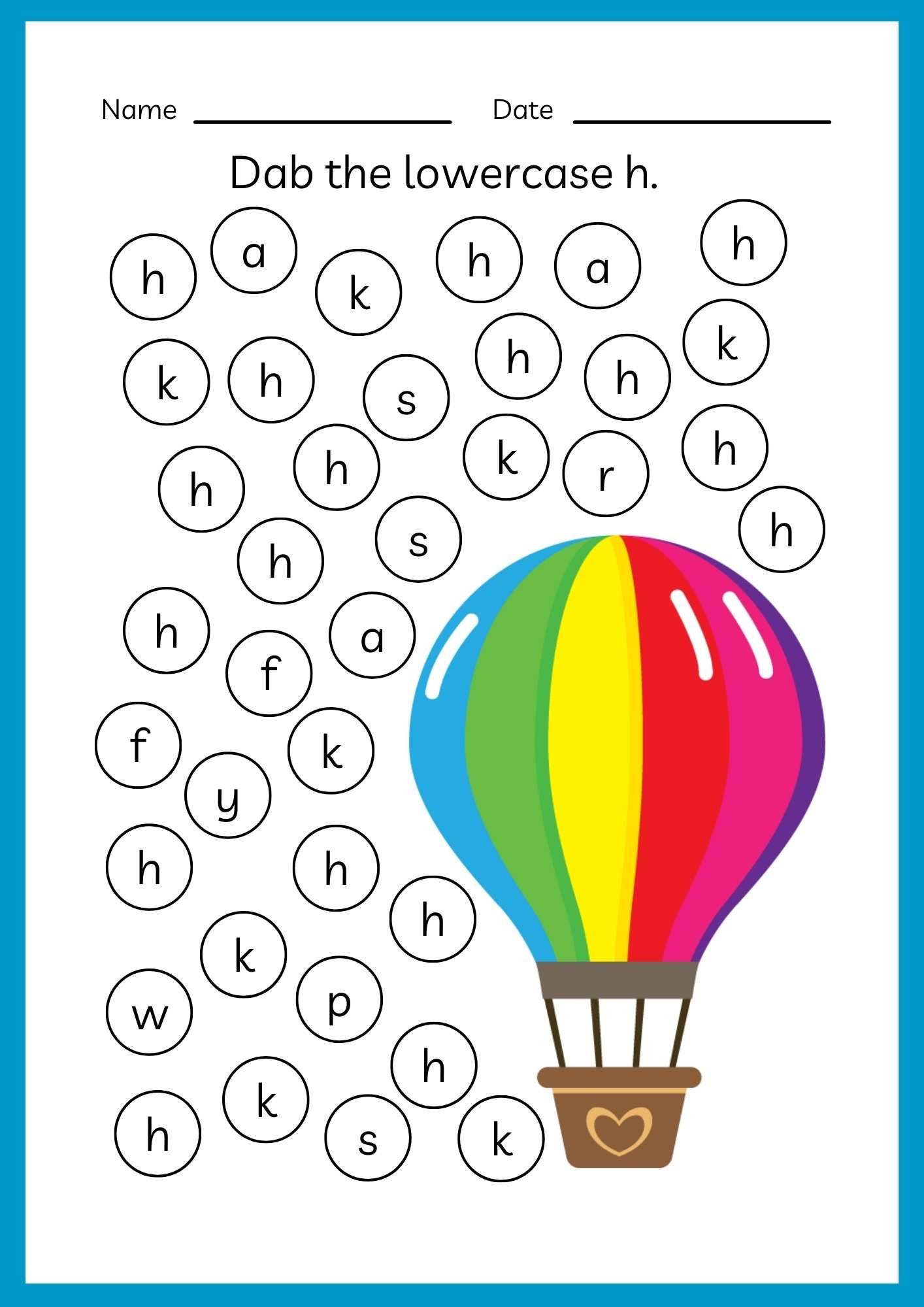 Fun and Colorful Preschool Alphabet Workbook - Etsy
