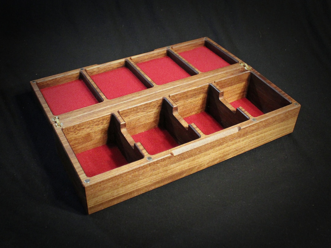 Personalized Hardwood Quadruple Commander Deck Box - Etsy