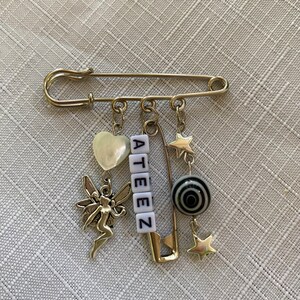 ATEEZ and ATINY Safety Pin Keychain/bag Pin - Etsy