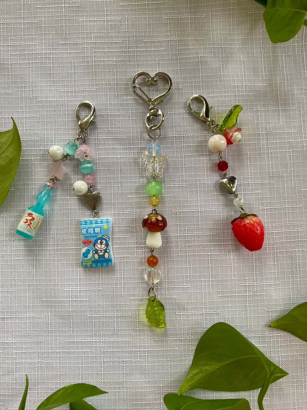 Aesthetic Beaded Keychains Y2k - Etsy