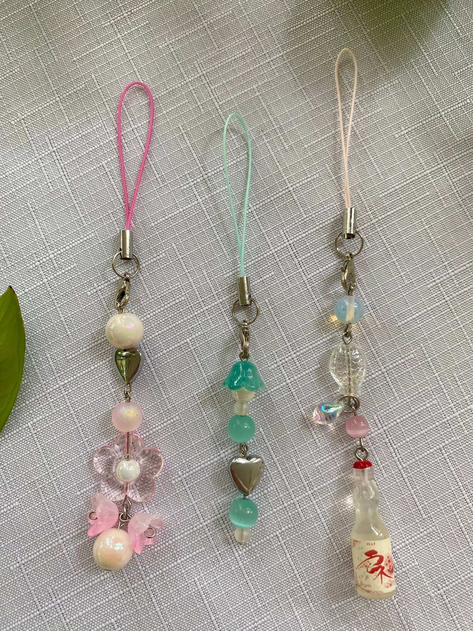 Y2K Cute Beaded Phone Charms/light Stick Charms - Etsy