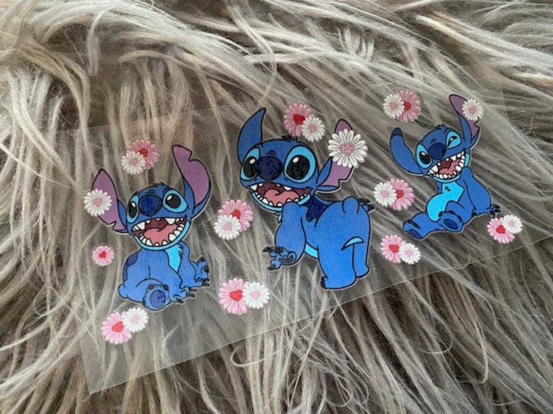 UVDTF Transfer Sheet Stitch With Flowers - Etsy