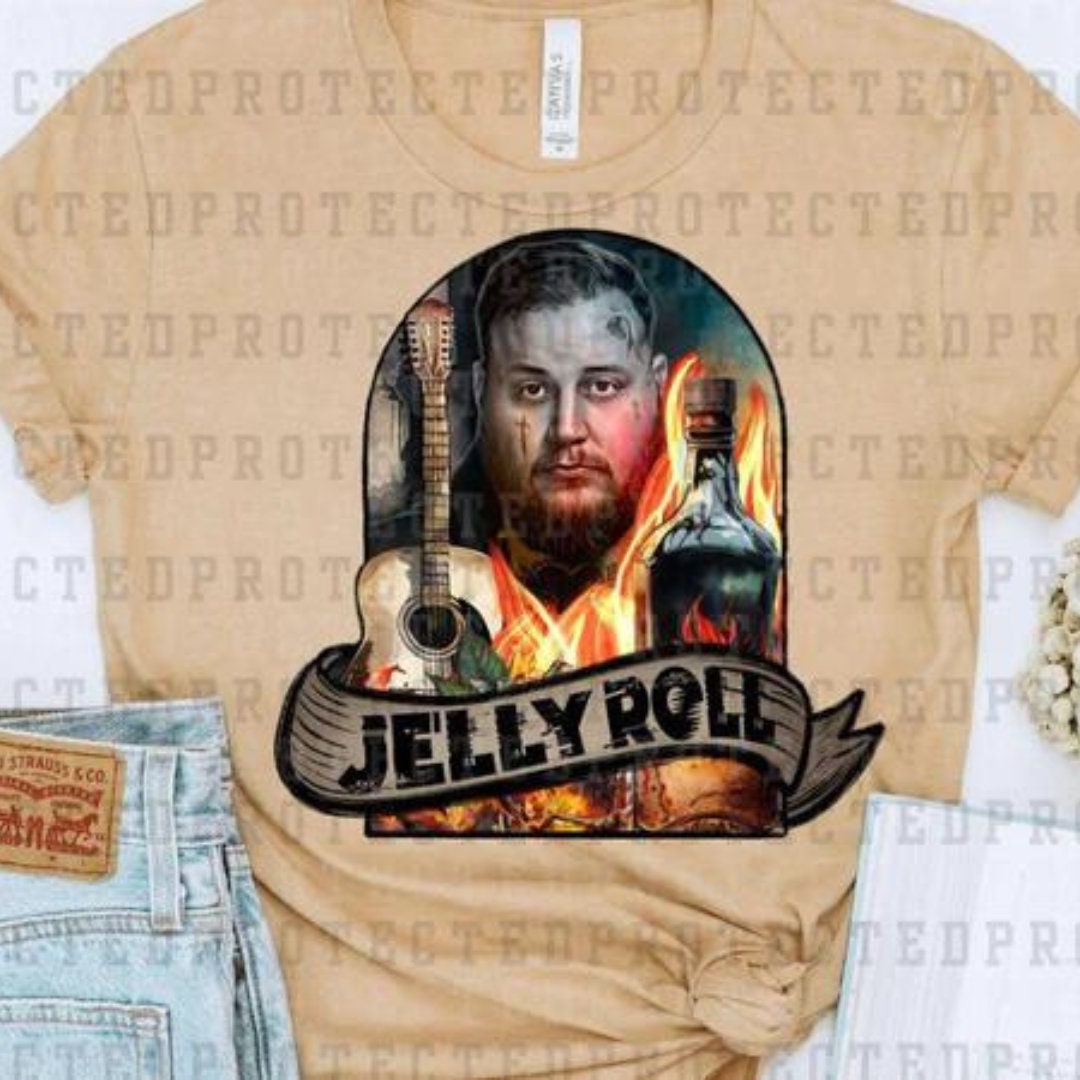 Jelly Roll T-shirt or Sweatshirt, Jelly Roll Music, Jelly Roll Fan ...