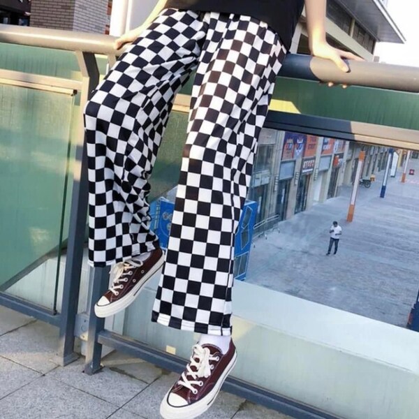 Checkered Pants - Etsy