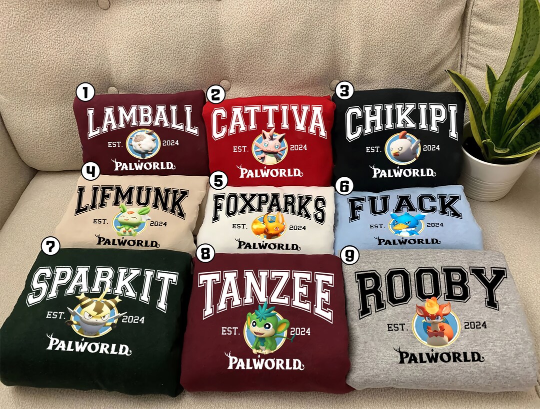 Palworld Shirt Chikipi Grizzbolt Shirt Palworld Video Game Shirt ...