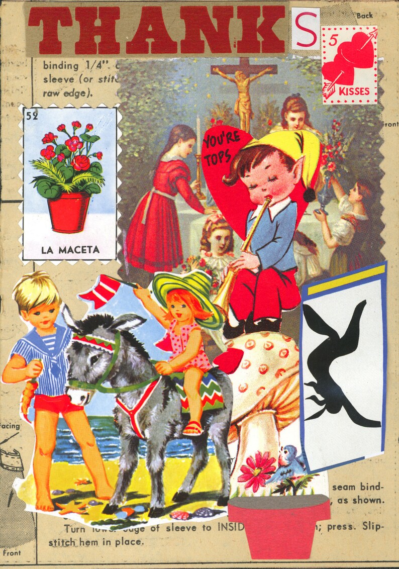 Thanks With Donkey - Etsy