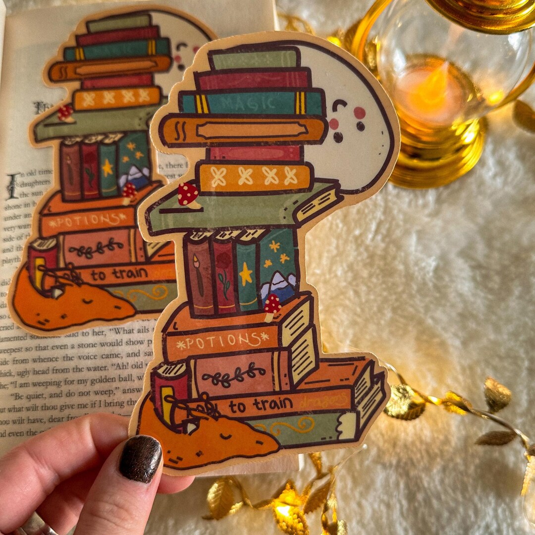Dragon TBR Pile Bookmark | Bookish Gifts | Books | Reading ...