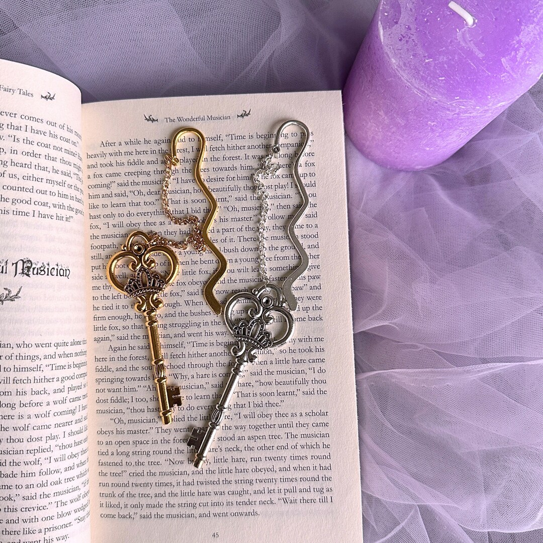 Magic Fairytale Key Bookmark Metal Bookmark Page Marker Bookmark Charm ...