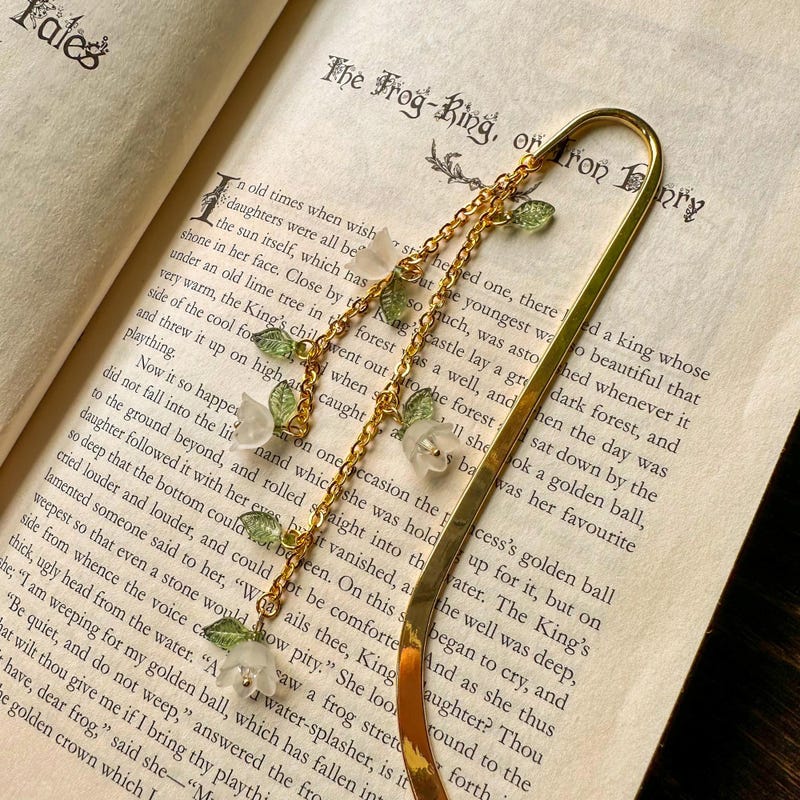 Metal Bookmark - Etsy