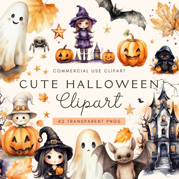 Halloween Clipart - Etsy