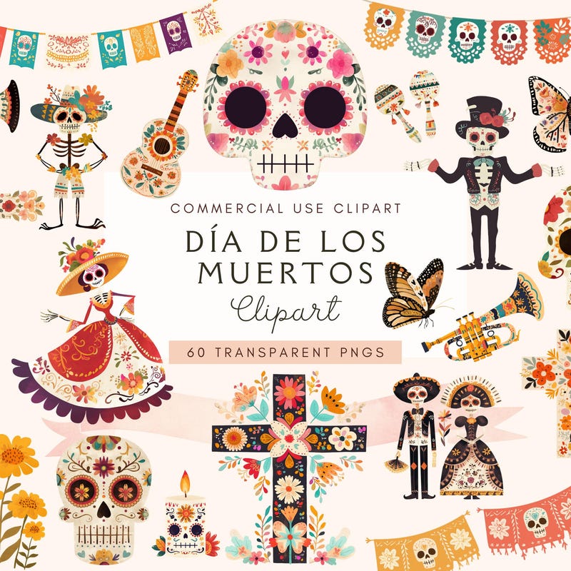 Dia De Los Muertos Art - Etsy