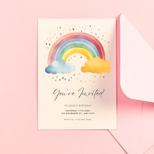 Rainbow Hearts Clipart | Watercolor Clip Art | Rainbow Heart Cloud Png ...