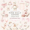 Silly Goose SVG Bundle | Funny Goose Clipart | Spring Goose, Party ...