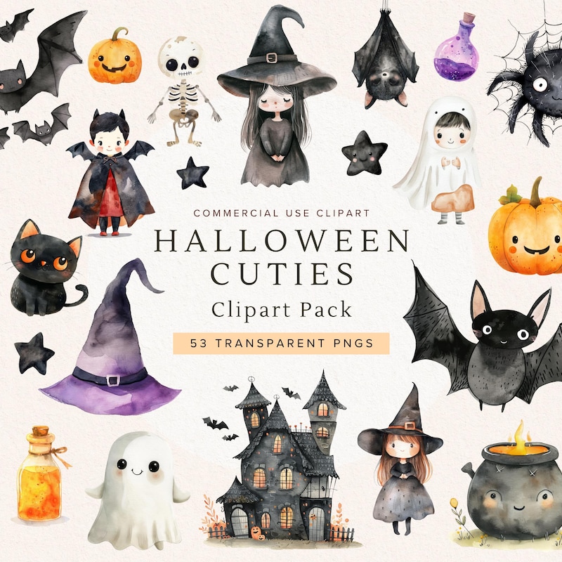 Halloween Clip Art - Etsy