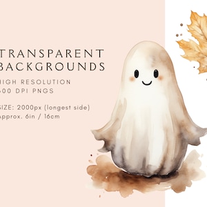 Cute Halloween Clipart Set | Ghosts Spiders Witch Bats | Instant ...