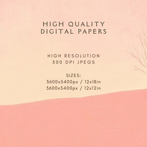 Minimalist Pastel Digital Paper Pack | Calm Aesthetic Backgrounds for ...