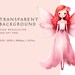 Fairy Pink Clipart | Magical Girl | Watercolor Fairy Tale Png | Baby ...