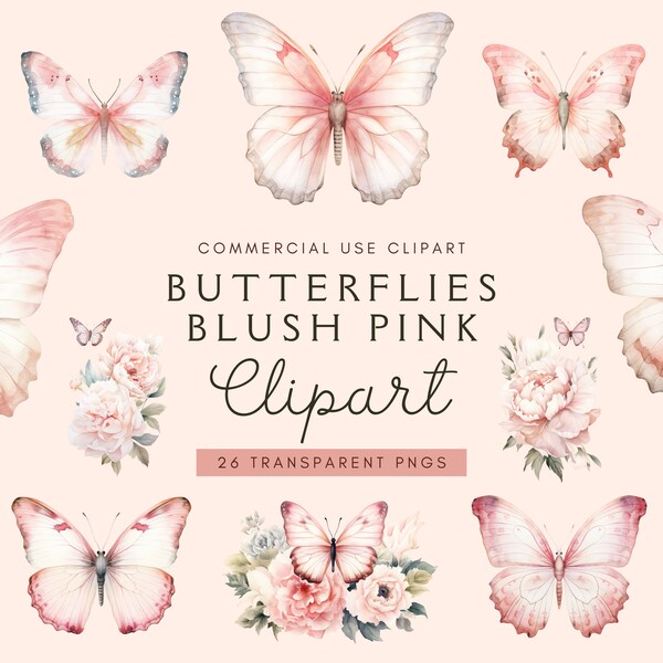 Butterfly Clipart - Etsy