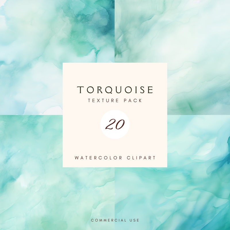 Turquoise Clipart - Etsy