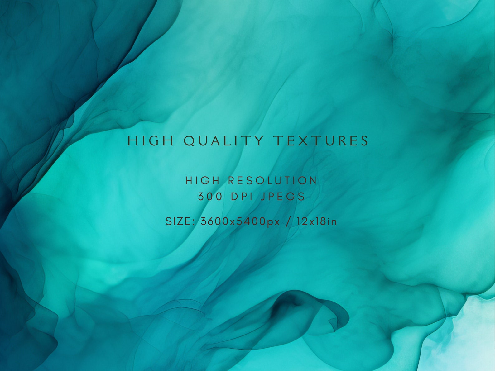 Alcohol Ink Watercolor Background | Navy Teal Clipart | Instant ...