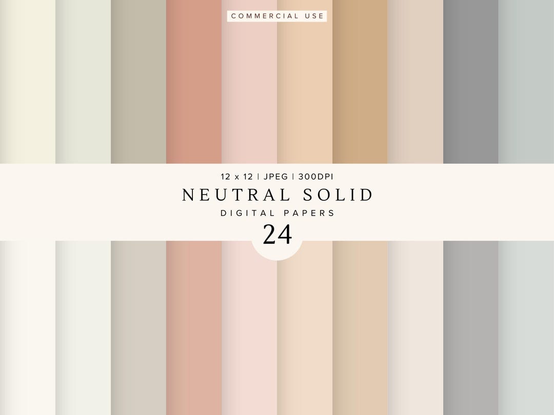 Solid Color Digital Paper, Printable Backgrounds for Scrapbooking ...