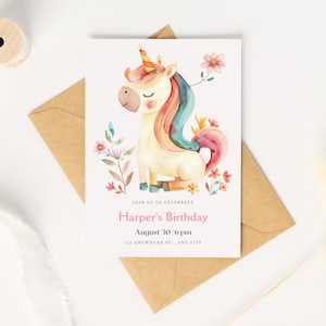Pastel Unicorn Rainbow Clipart | Digital Download | Pastel Unicorns ...