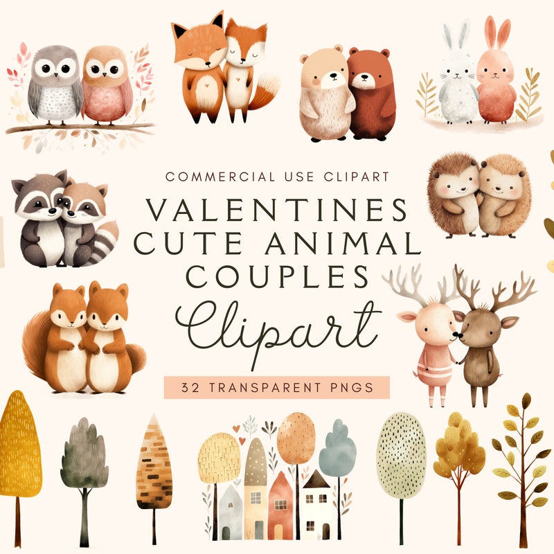 Animal Clip Art - Etsy