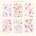 Sweet Heart Digital Paper Digital Paper Pack Scrapbook Paper Watercolor ...