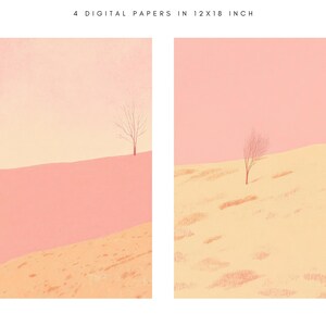 Minimalist Pastel Digital Paper Pack | Calm Aesthetic Backgrounds for ...