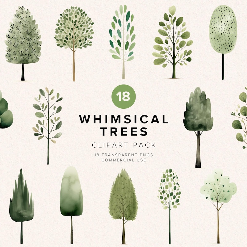 Whimsical Tree Art - Etsy