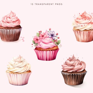 Cupcakes Clipart Set Instant Download Stickers Digital Download ...