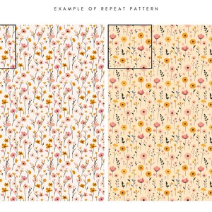 Floral Garden Seamless File | Scrapbook Papers | Spring Seamless ...