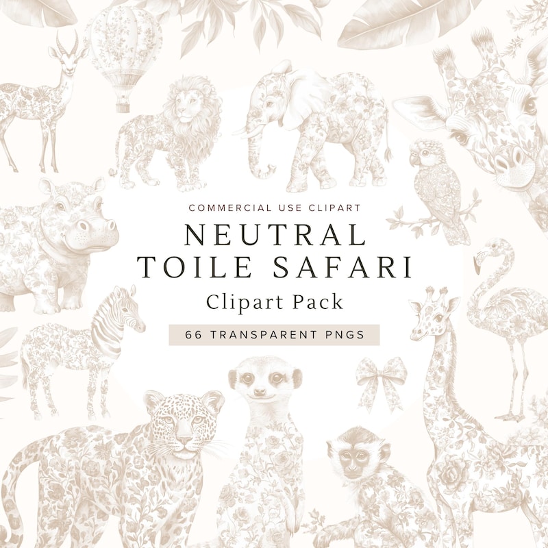 Elegant Safari Wallpaper - Etsy UK