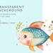 Colorful Fish Clipart | Pastel Fish Png | Fish Digital Download | Sea ...