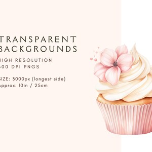 Cupcakes Clipart Set | Instant Download | Stickers | Digital Download ...