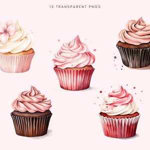 Cupcakes Clipart Set Instant Download Stickers Digital Download ...