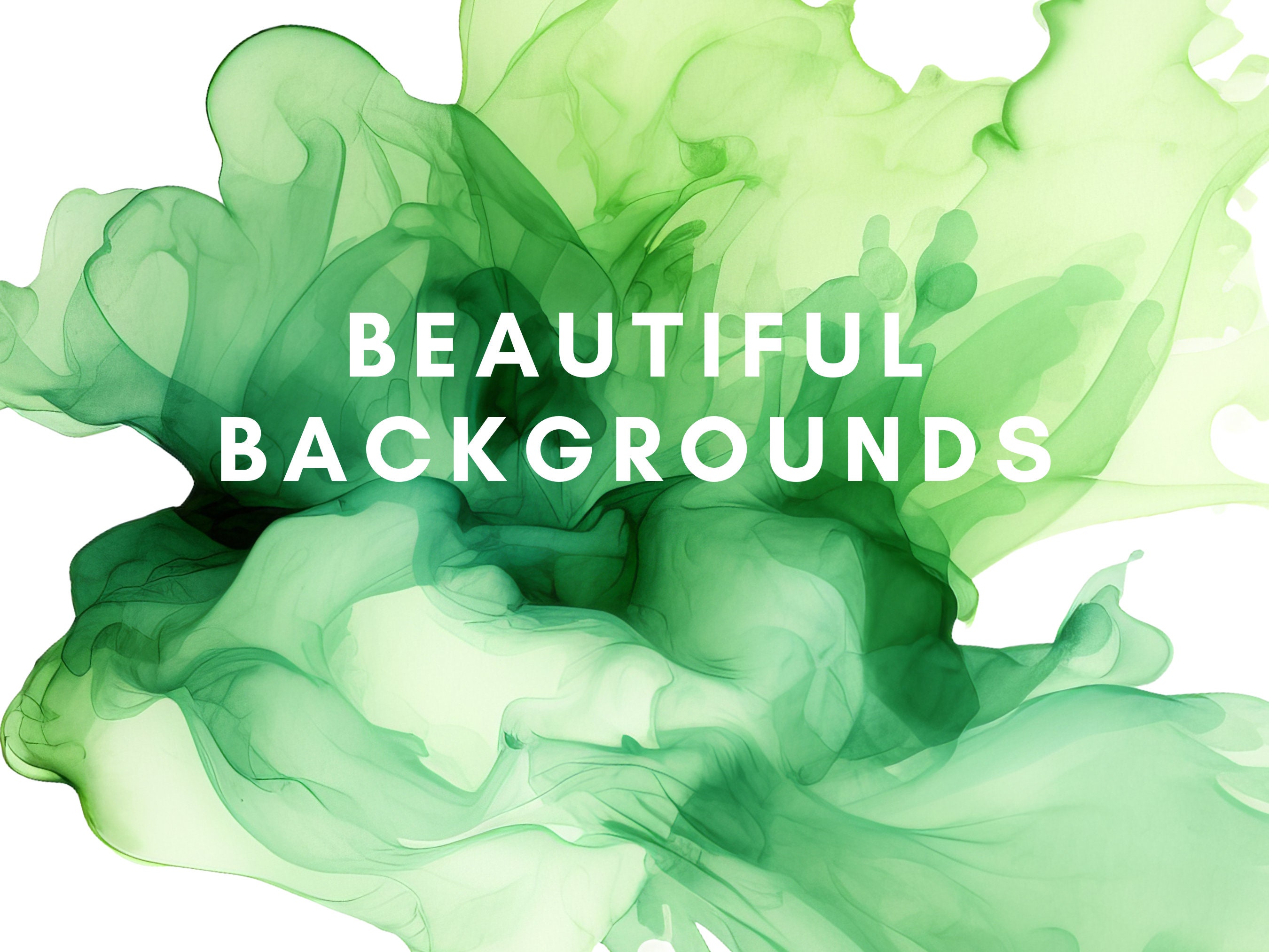 Sage Green Color Splash Clipart Brush Strokes Abstract Clip Art Alcohol ...