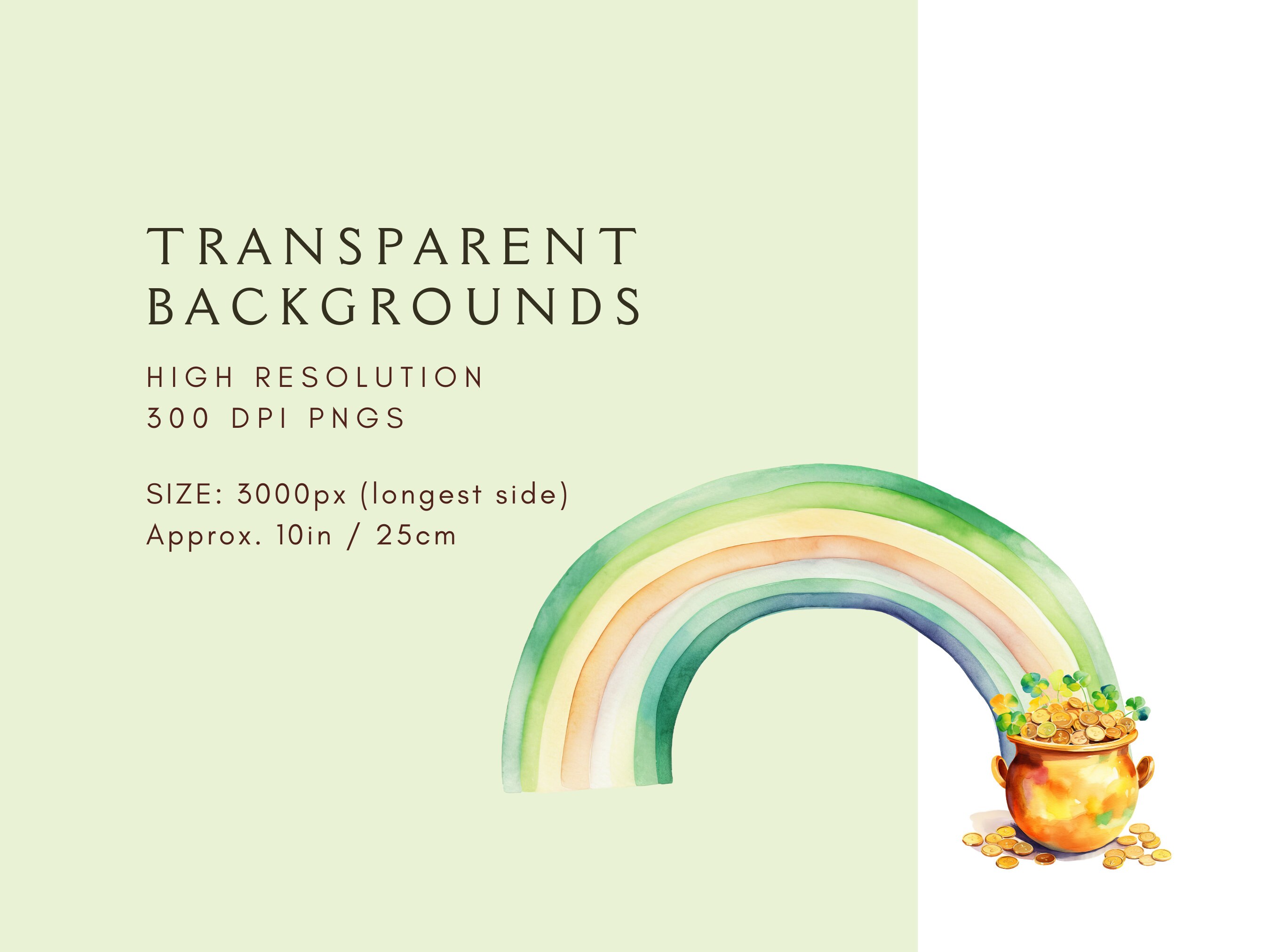 Happy St Patricks Day Background Clipart Watercolor St Patricks Day ...