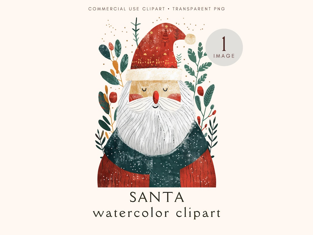 Scandi Santa Clipart | Christmas Png | Santa Png | Instant Download ...